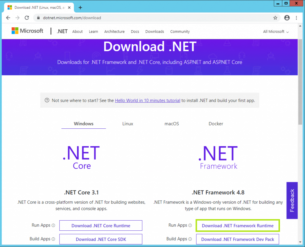 نصب Net framework 4.8 بر روی ویندوز سرور 2012 - پایگاه دانش سرور و شبکه